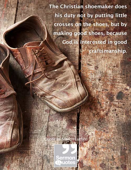 The Christian shoemaker