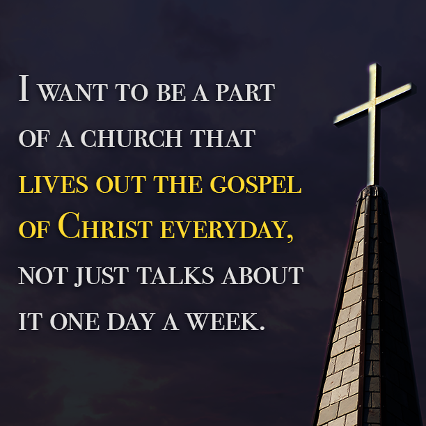 I want to be a part - SermonQuotes