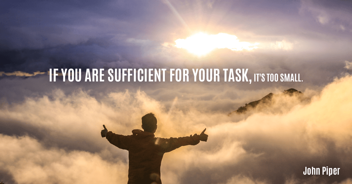 If you are sufficient