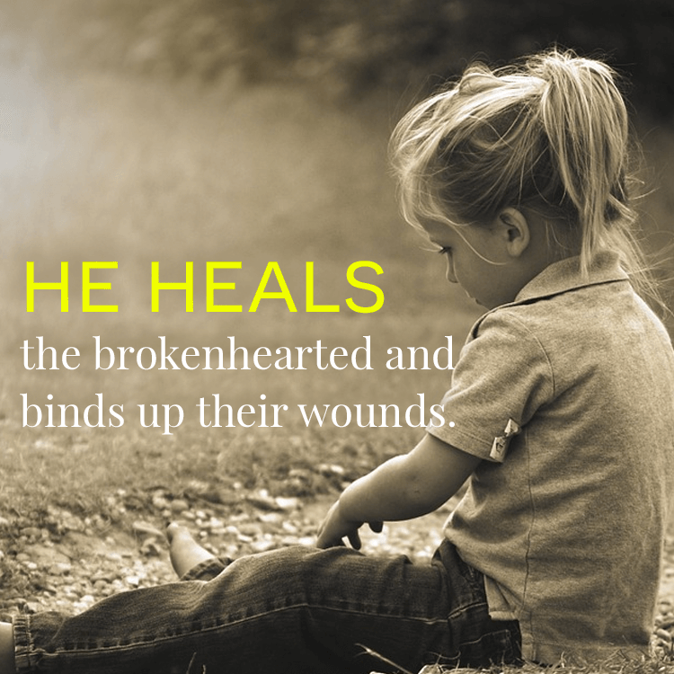 He heals