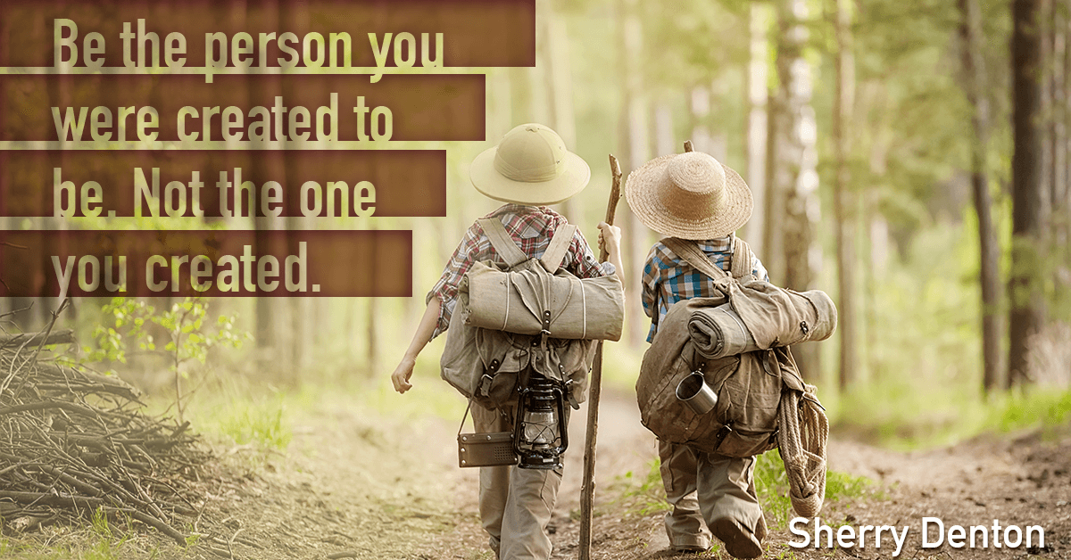 Be who you were created to be, self-made, god-made