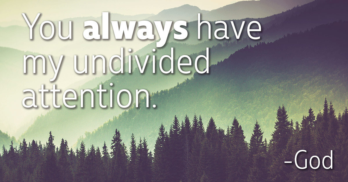 My undivided attention