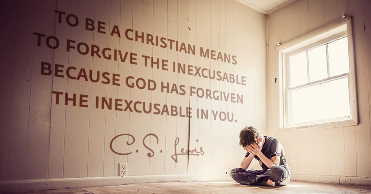 To be a Christian means to forgive the inexcusable