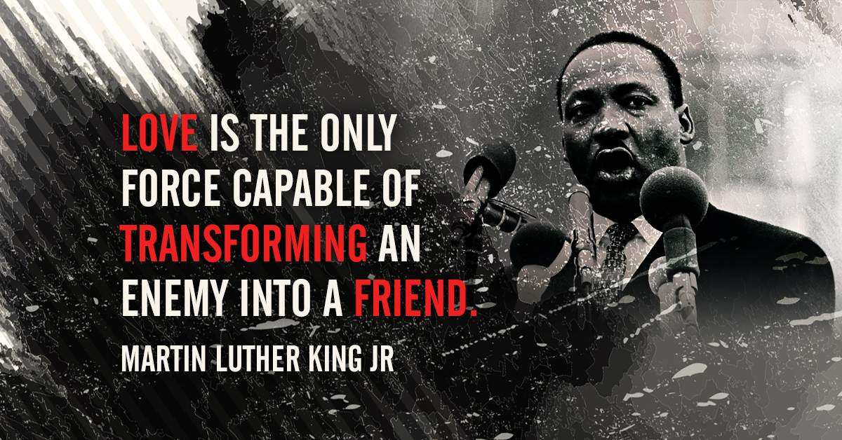 Love is the only force capable of transforming - SermonQuotes