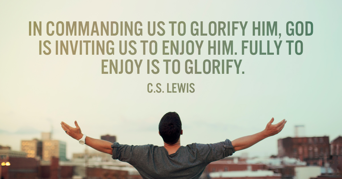 In commanding us to glorify Him, God is inviting us... - SermonQuotes