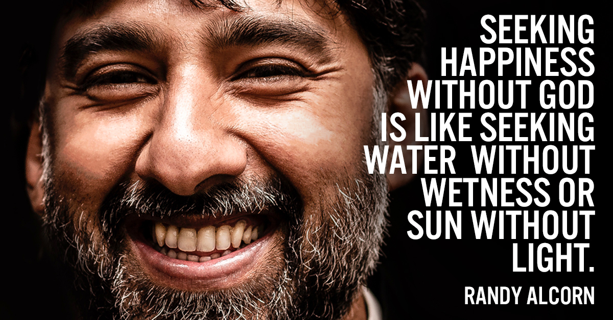 Seeking happiness without God is like... - SermonQuotes