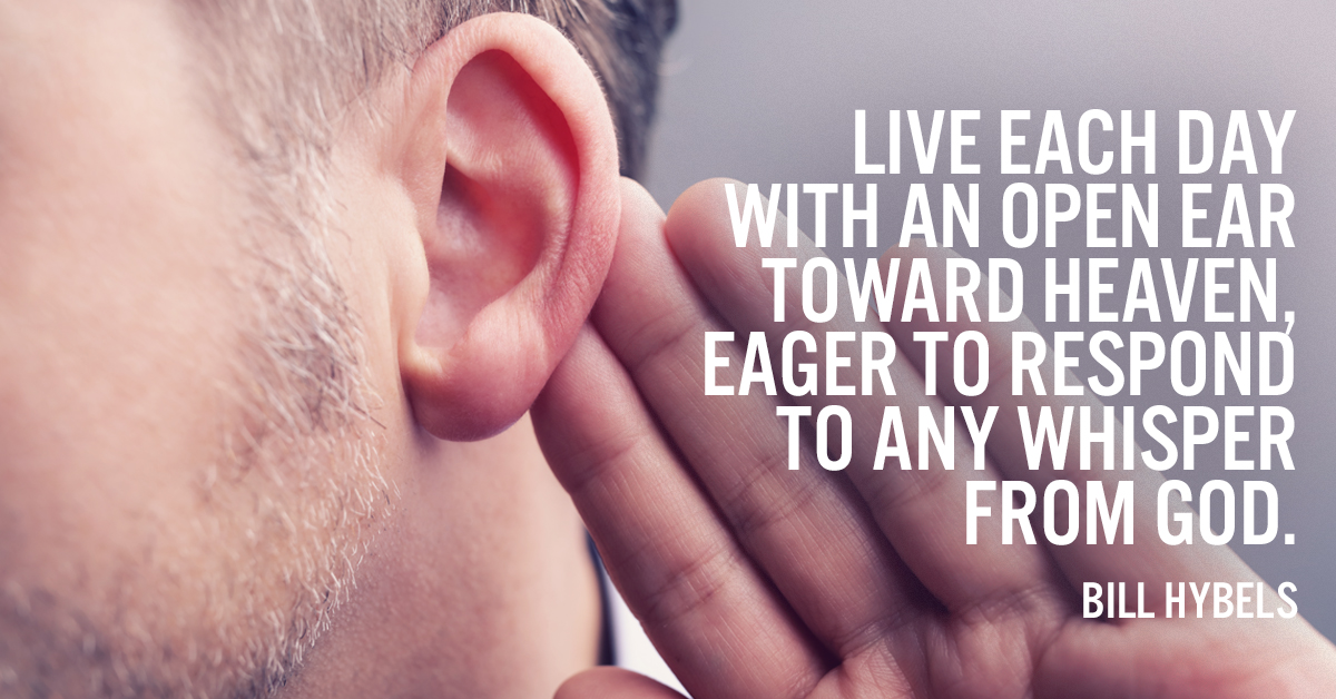 Live each day with an open ear toward heaven... - SermonQuotes