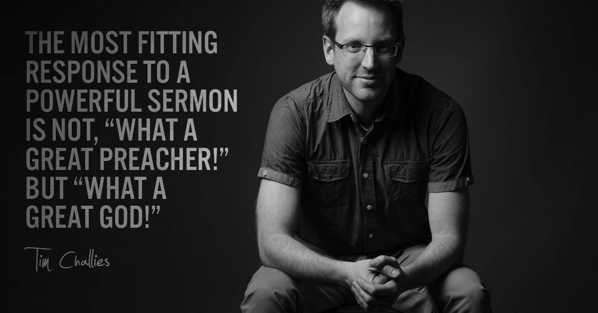 The most fitting response to a powerful sermon is not... - SermonQuotes