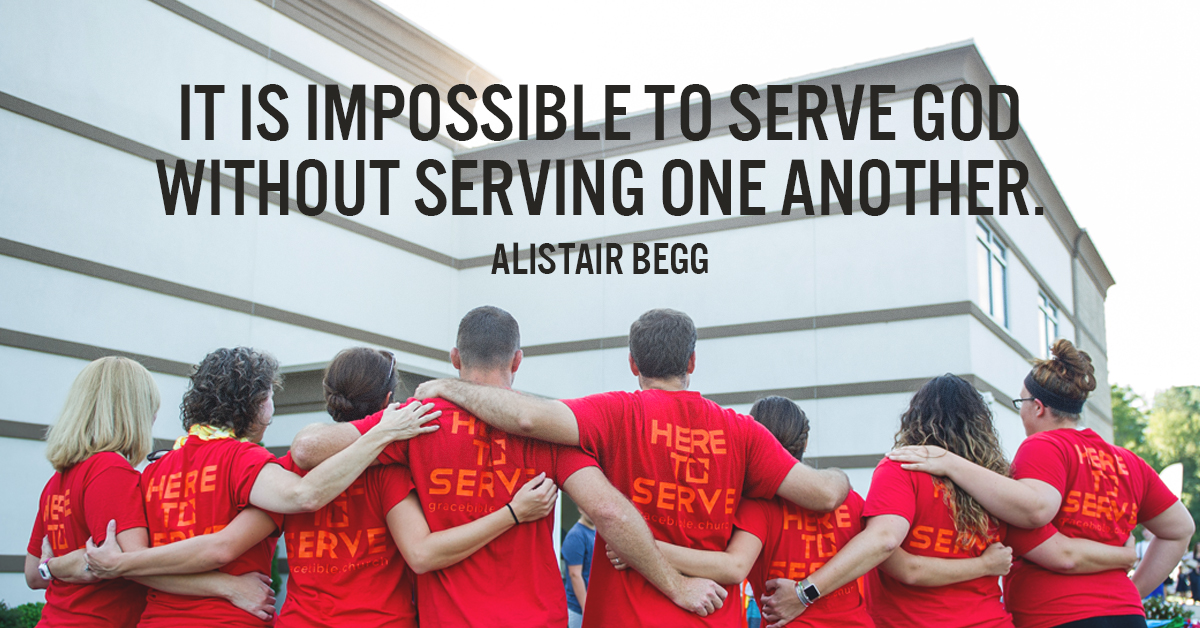 It is impossible to serve God without serving one another. - SermonQuotes
